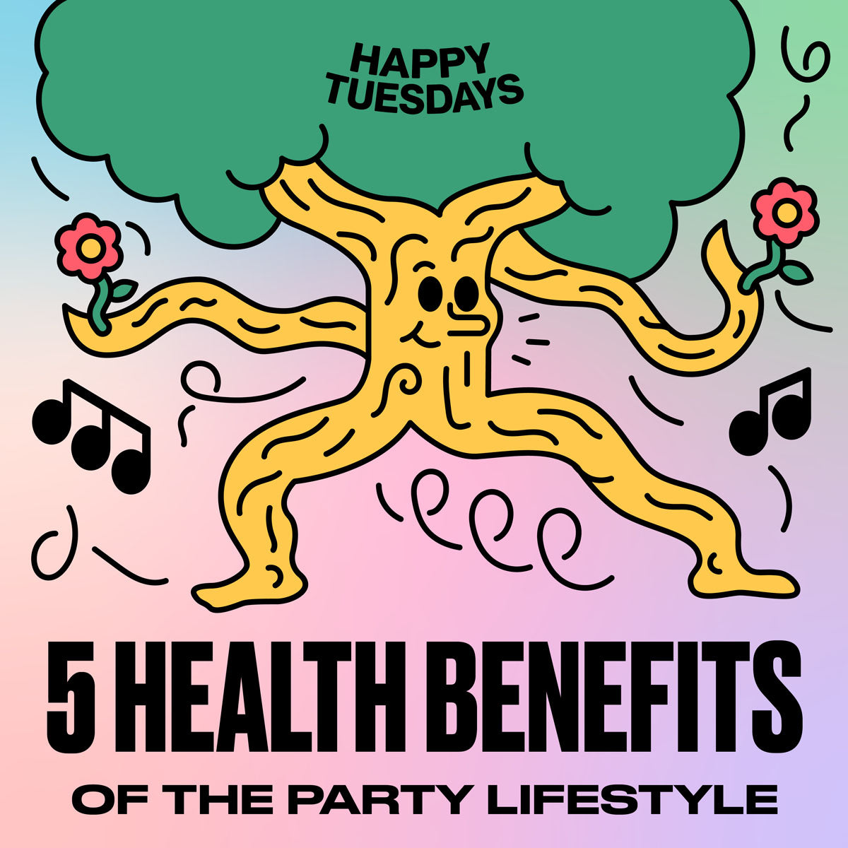 5 health benefits of the party lifestyle – Happy Tuesdays